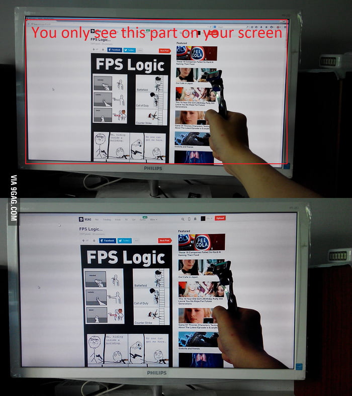 FPS camera logic... is correct! - 9GAG