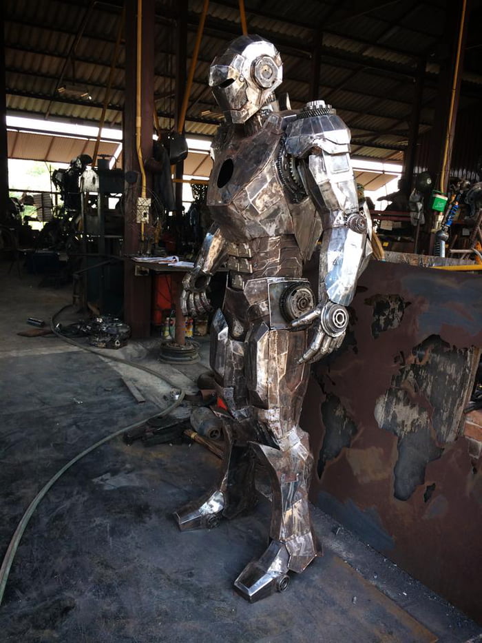 Scrap metal Iron Man - 9GAG