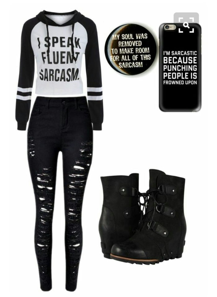 Starter pack: basic b*tch- edgy edition - 9GAG