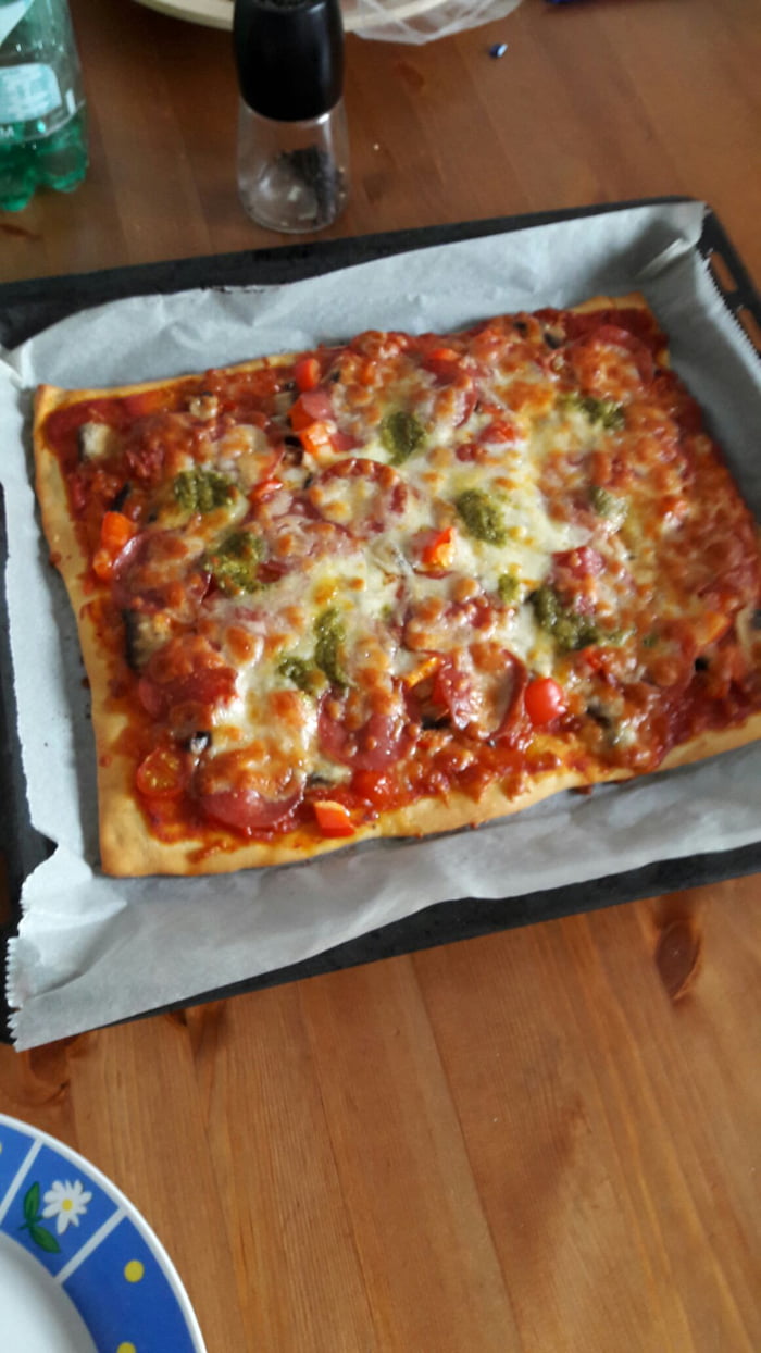 Self-made pizza