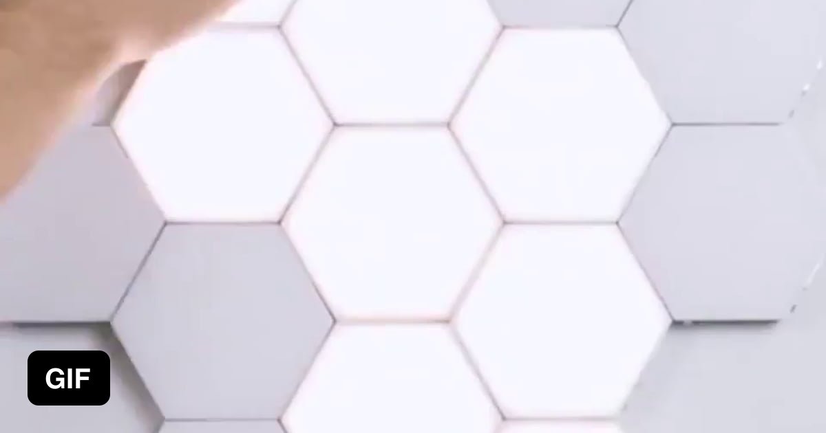 Hexagonal touch switch lamp - 9GAG