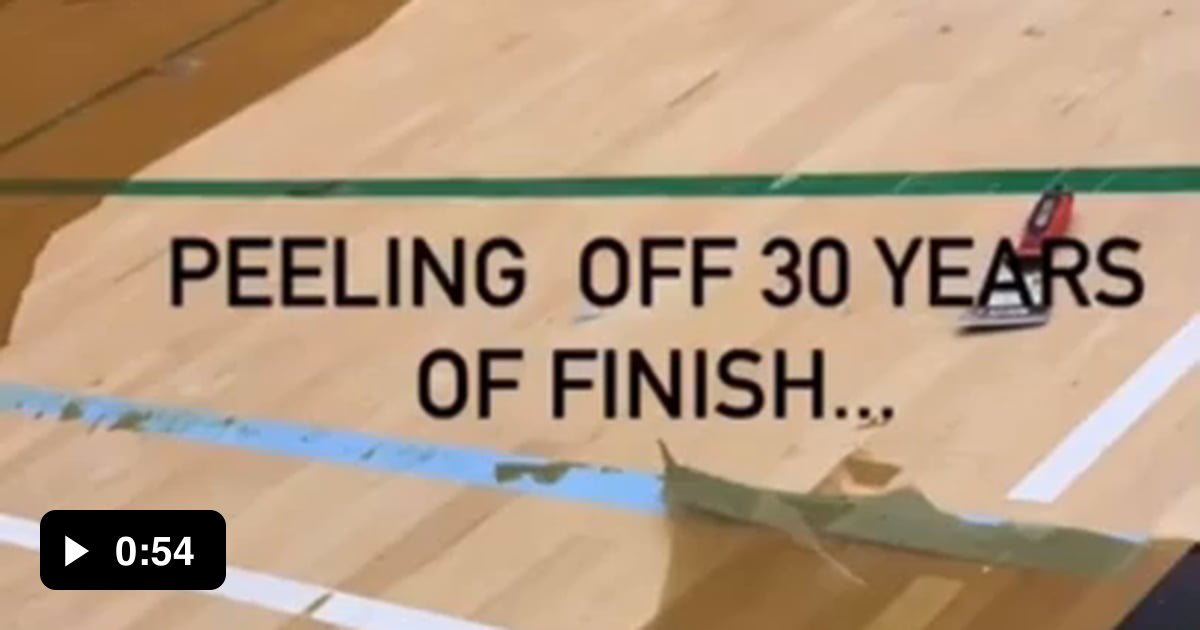 Peeling off 30 years of finish - 9GAG