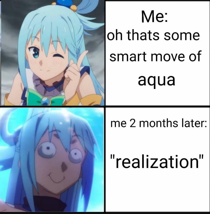 Aqua makes her panties invisible: - 9GAG