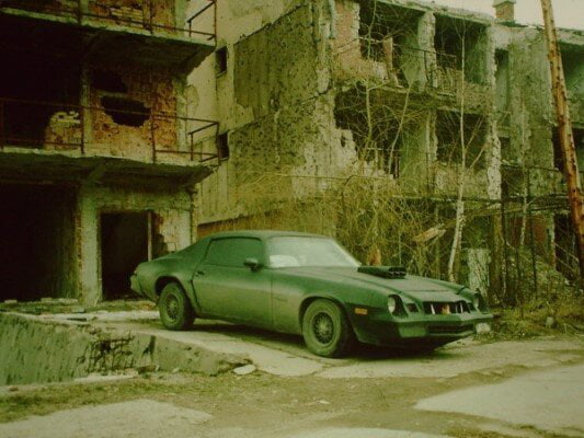 Helge Meyers 1979 Camaro, which was heavily armored and use to ...