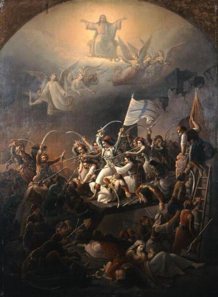 The Exodus of Missolonghi 10.04.1826. Almost 200 years ago, subjugated ...