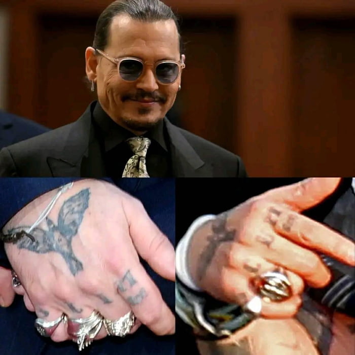 Johnny Depp’s tattoo was “SLIM”, Amber’s nickname! But he changed it to ...