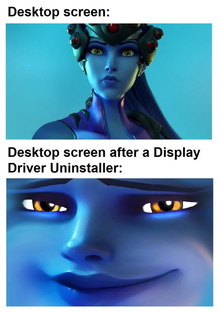 I just did a clean driver install and instantly thought of this which ...