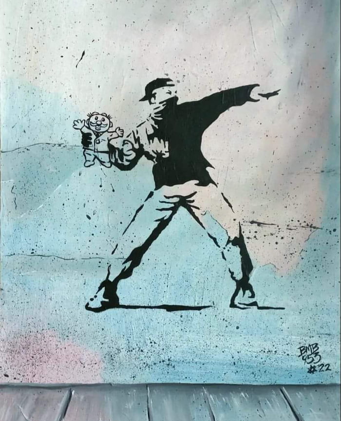Bansky pero más barato - 9GAG