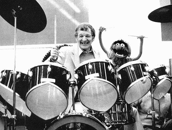 A picture of Ronnie Verell the Drummer behind Animal. He played the ...