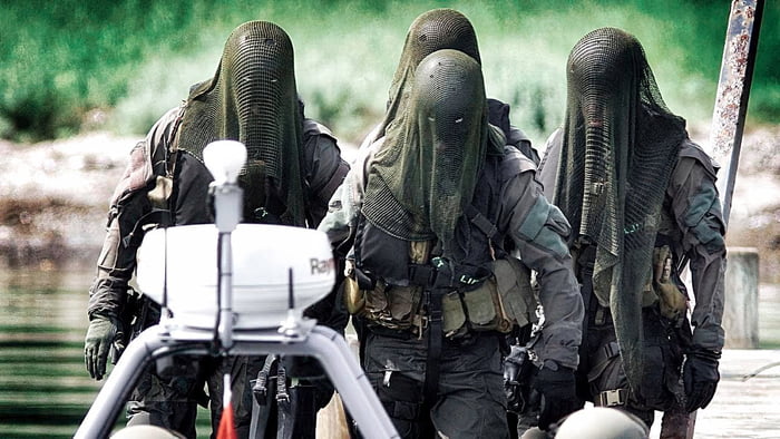Danish special forces, aka Frømandskorps (Frogman corps). - 9GAG