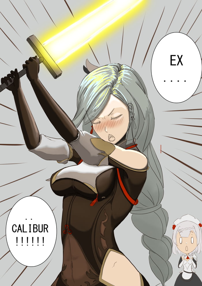 Jean face+Noelle ult+Shenhe voice= Saber - 9GAG