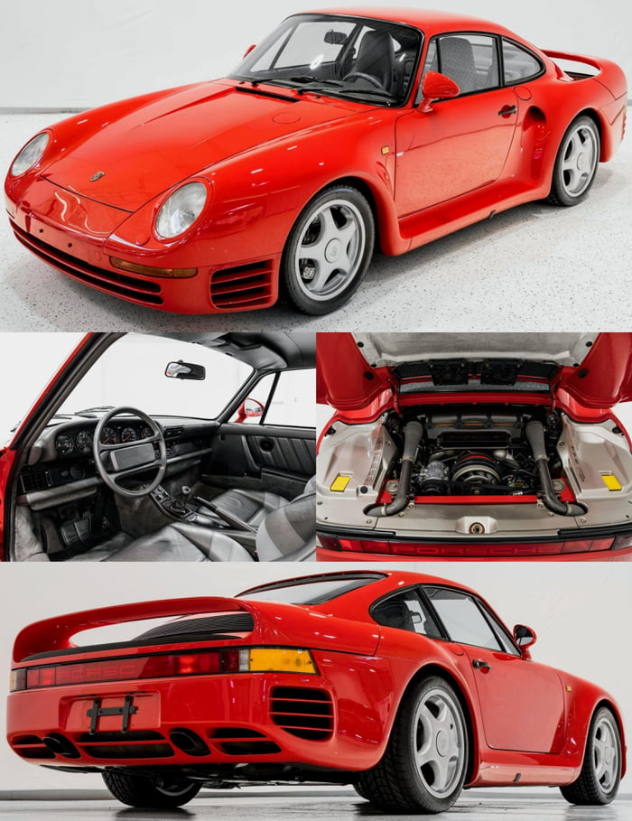 Euro 1987 Porsche 959 Komfort 2.85 M959/50 Flat-Six Guards Red - 9GAG