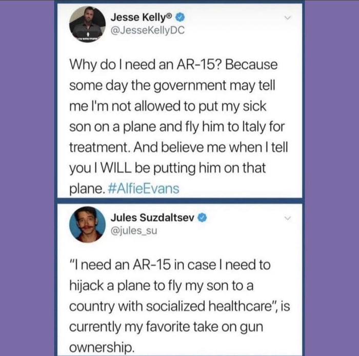 Also most hunters use AR-15s it’s common knowledge - 9GAG