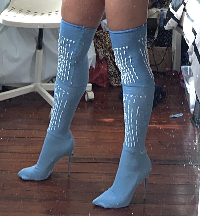 Boots made from psych ward grippy socks - 9GAG