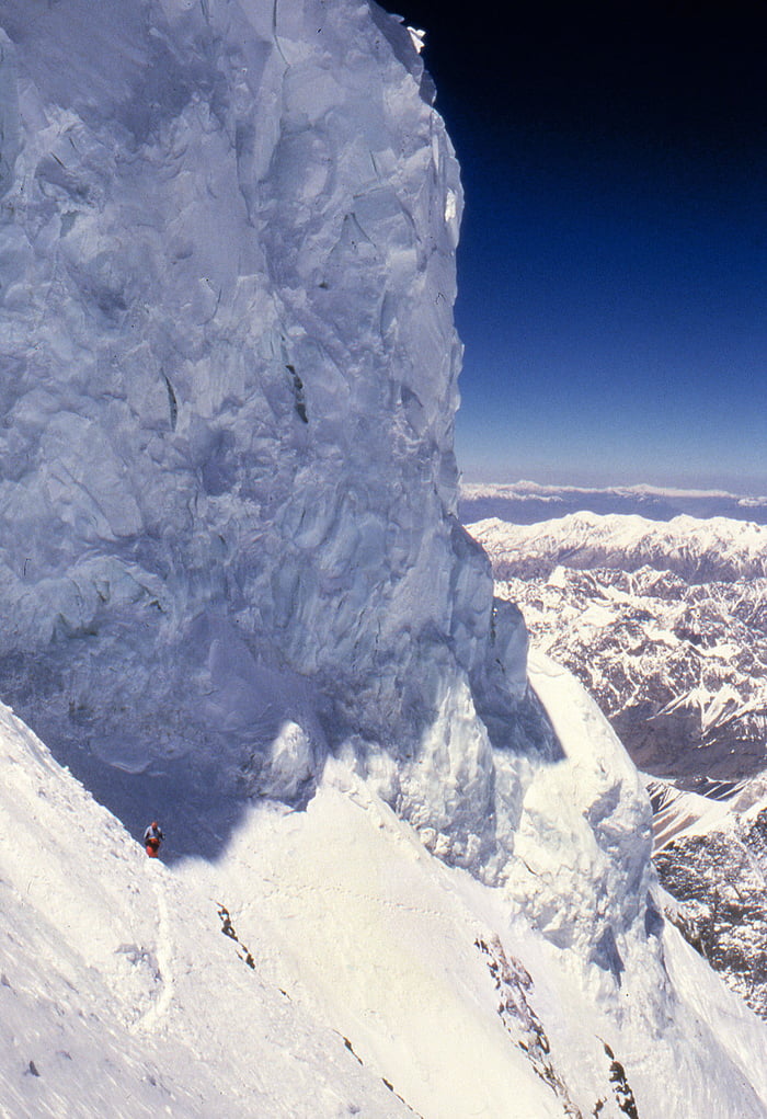 To reach the summit of K2 you must pass the infamous "Bottleneck". At ...