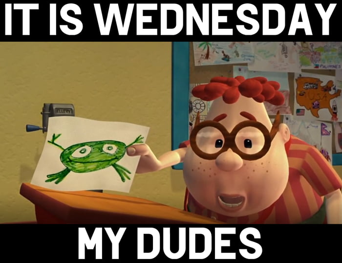 It is wednesday, so: i drawed a pepe frog my dudes ! - 9GAG