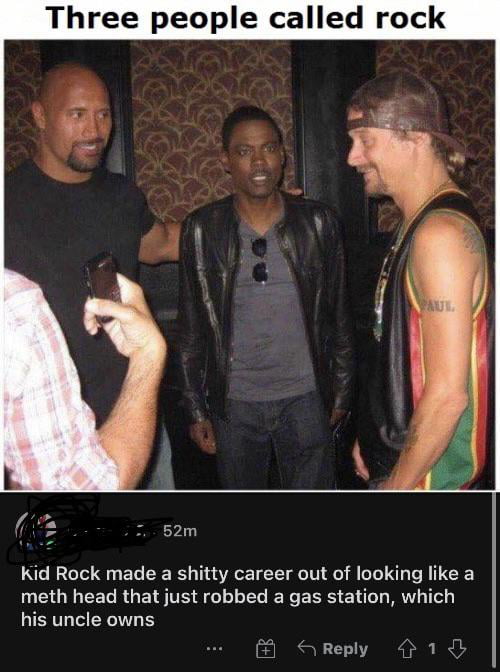 51 Year old” Rock - 9GAG