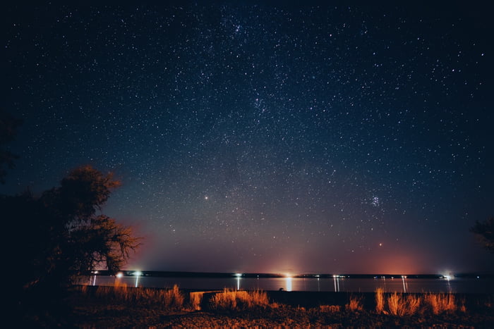 Second attempt on the night sky. Jackson lake state park Colorado - 9GAG