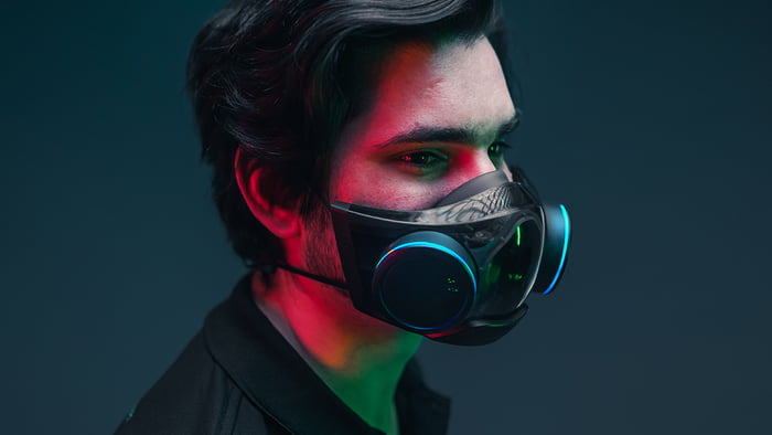 Razer unveiled new mask capable of filtering 120 frames per covid - 9GAG