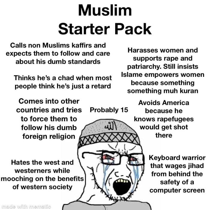 Muslim starter pack - 9GAG