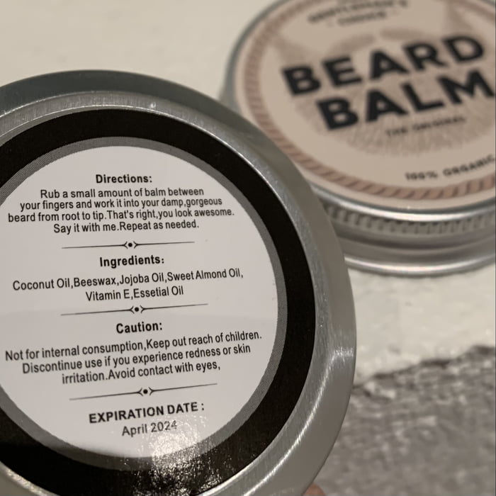 Love the directions on the back of my beard balm. - 9GAG