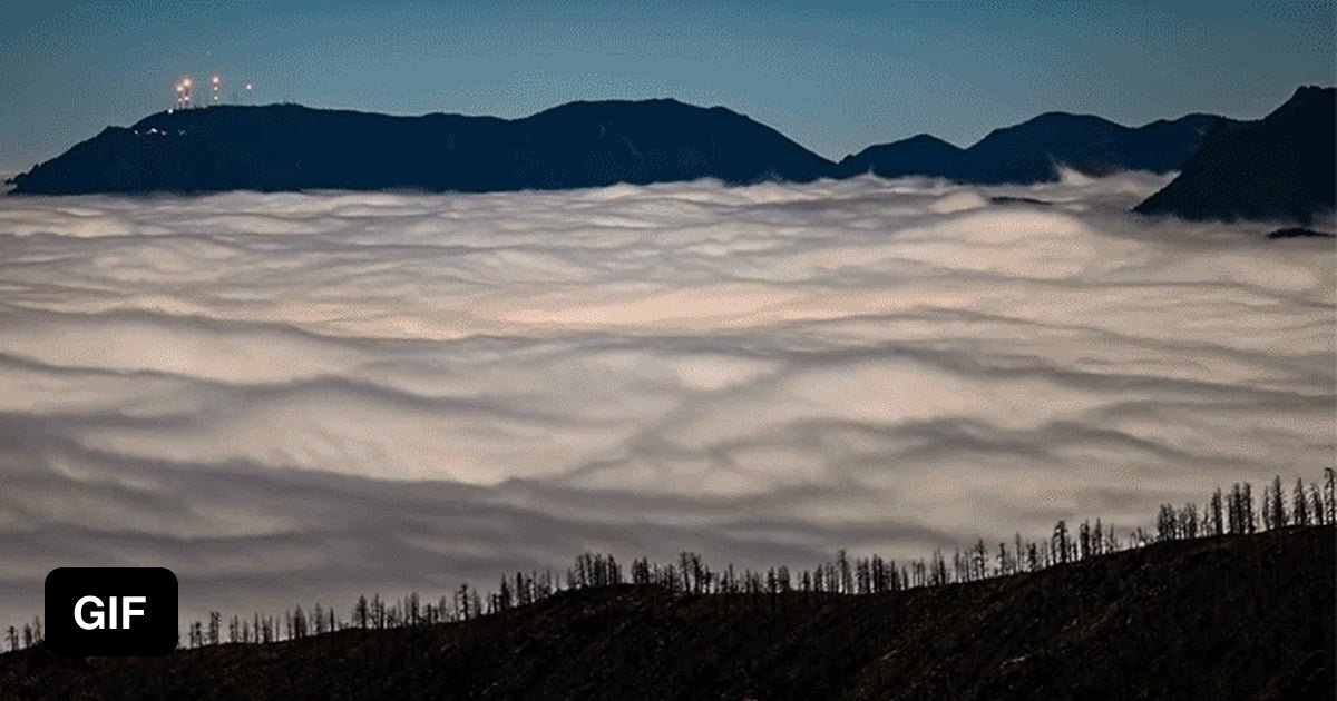 Clouds over a Colorado Springs valley - 9GAG
