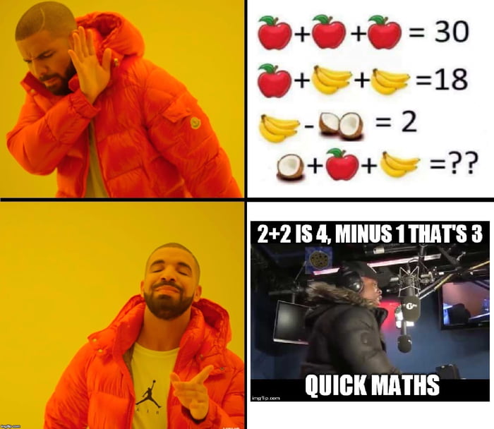 How real men do maths - 9GAG