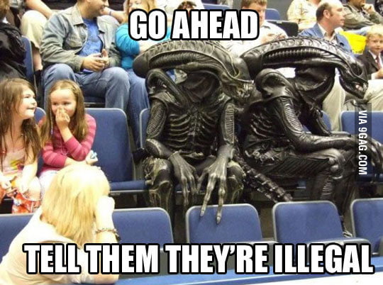 Aliens Everywhere - 9GAG