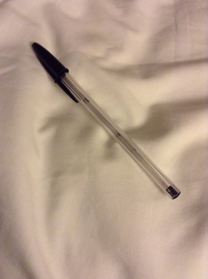 I did it. I finished a pen without losing it. - 9GAG