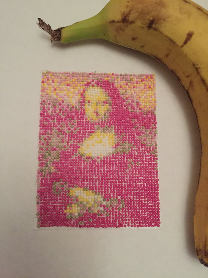 I made the Mona Lisa out of SPRINKLES - 9GAG