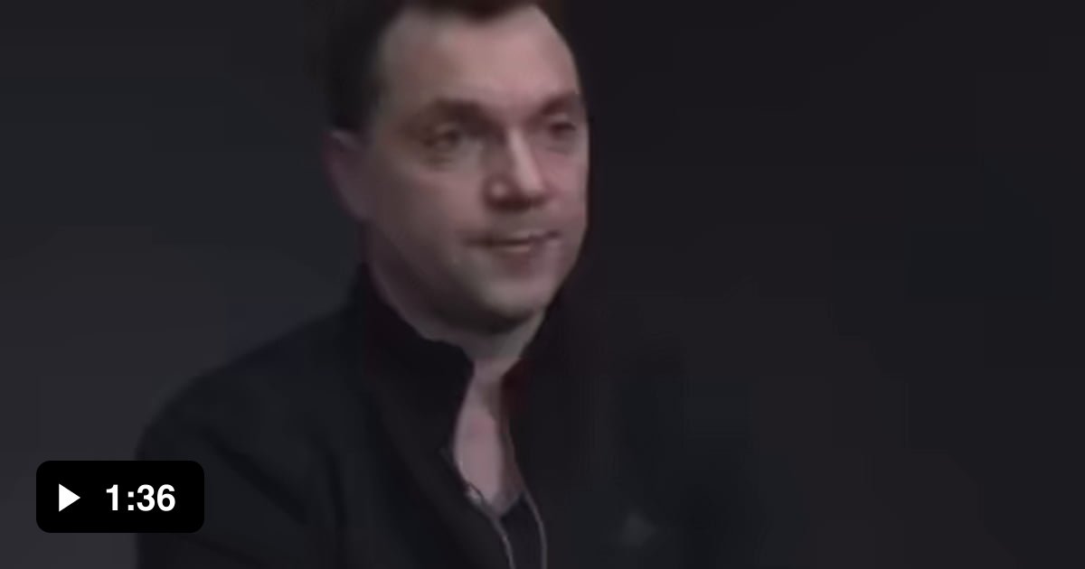 Freakily accurate prediction. In 2019, Oleksiy Arestovych, (Zelenskyi’s ...