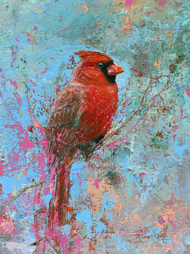 Acrylic painting, "My Radiant Mila" - 9GAG