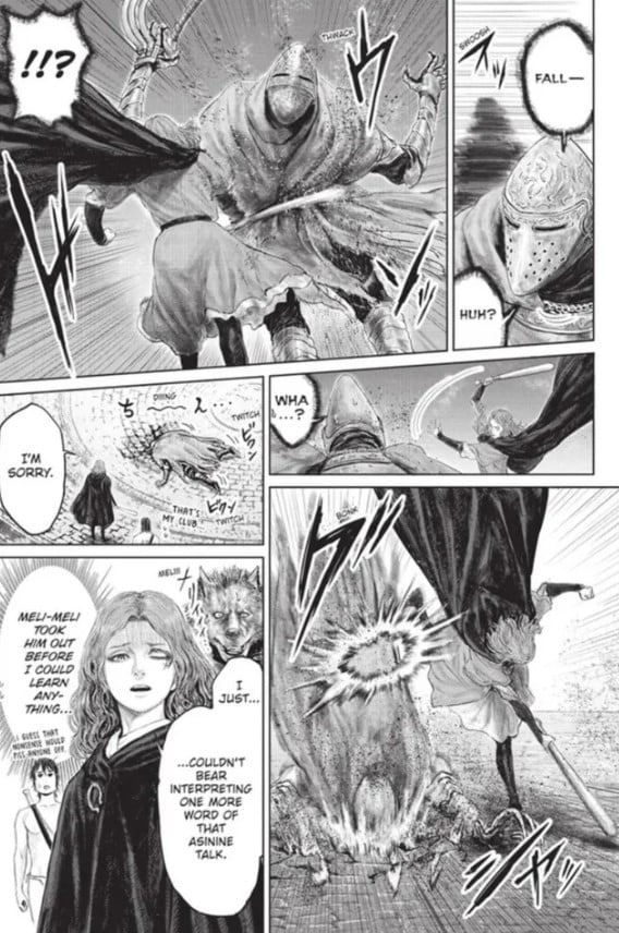 Elden ring official manga: Melina has no chill for darriwil - 9GAG