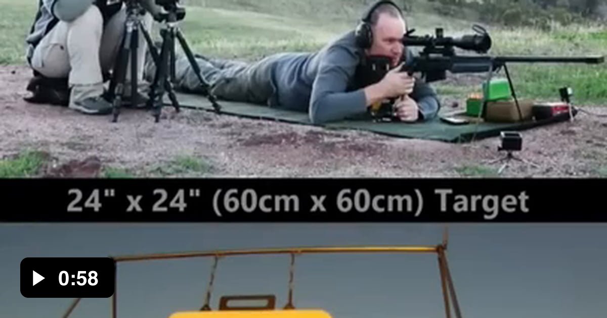 Amateur sniper shoots almost 2 miles away - 9GAG