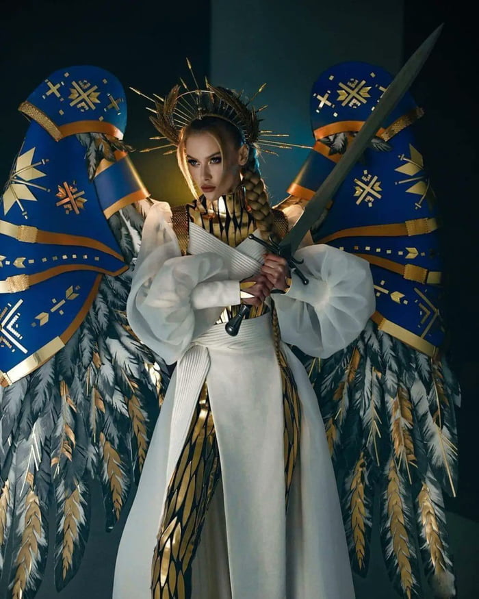 Miss Ukraine, guardian angel of Ukraine - 9GAG