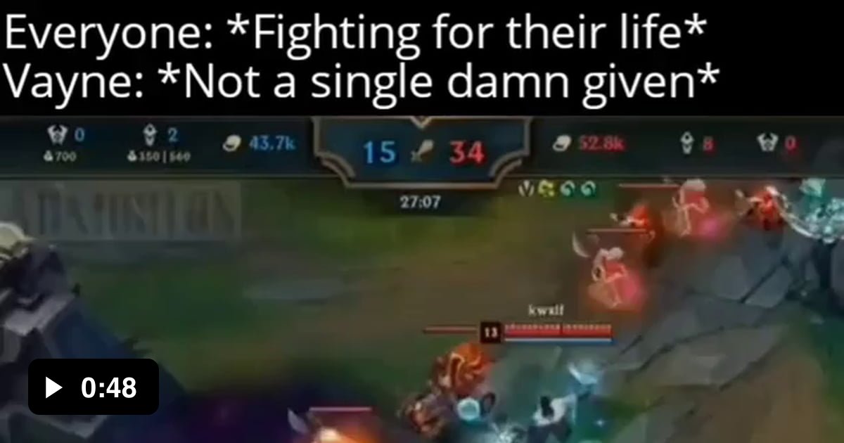 Heartsteel Vayne go Brrrr - 9GAG