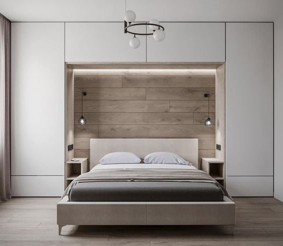Interior ideas collection #2 bed with side wardrobe - 9GAG