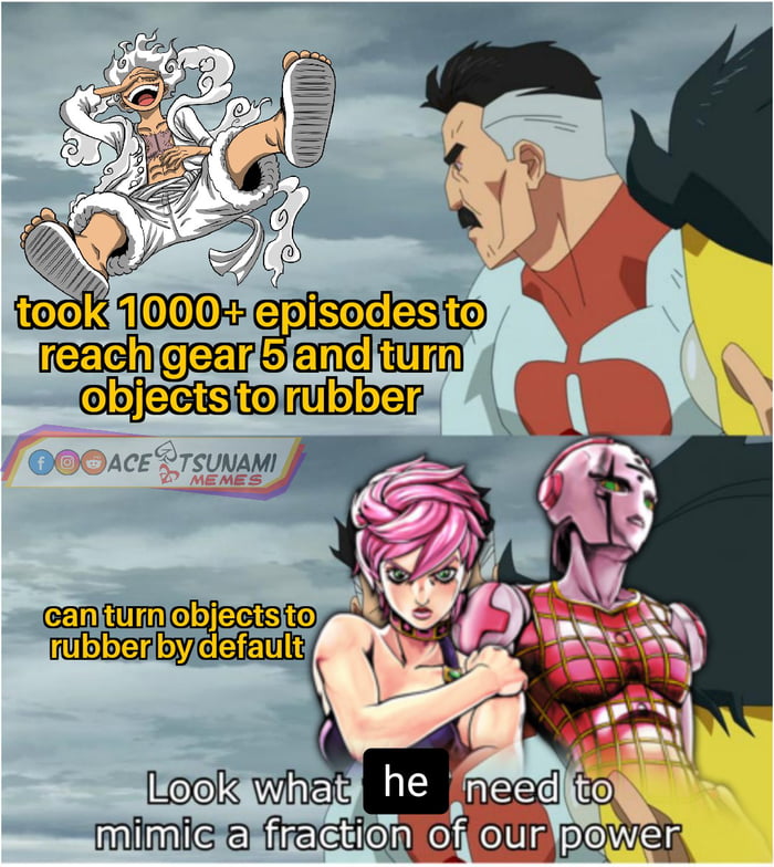 Gear 5 is a JoJo reference - 9GAG