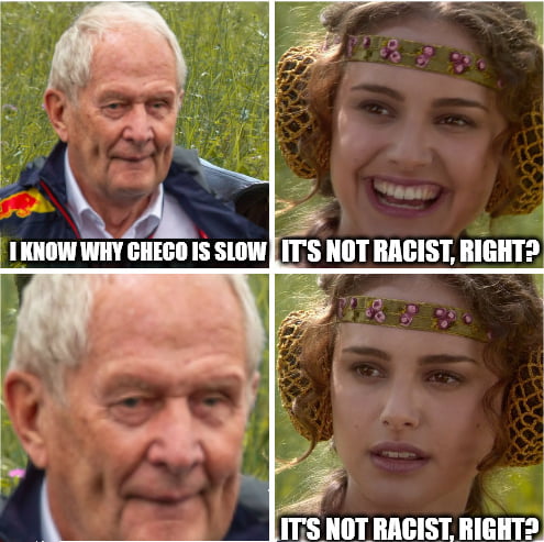 Helmut knows the the reason Checo is no rapido! - 9GAG