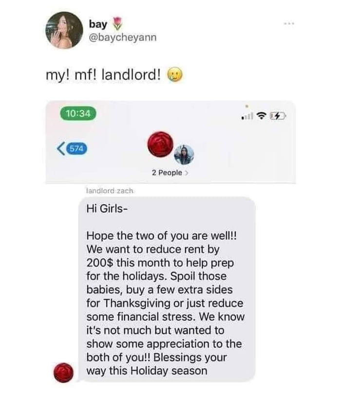 Landlord seeks to spread a little holiday cheer. - 9GAG