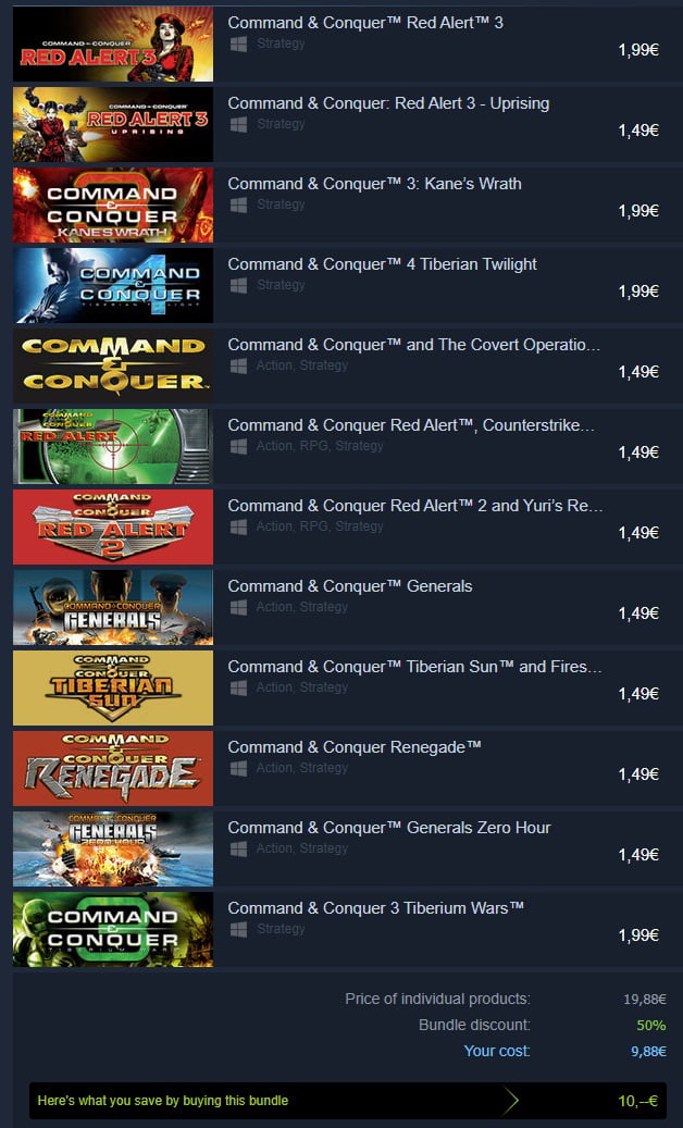 Just a tip for those who remember. bundle in sale on steam - 9GAG
