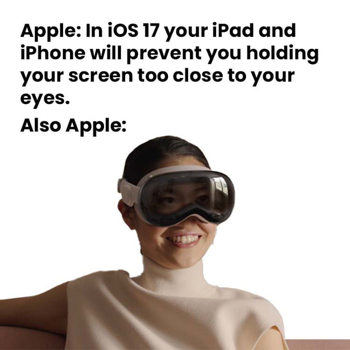 Apple Vision Pro Max Ultra - 9GAG