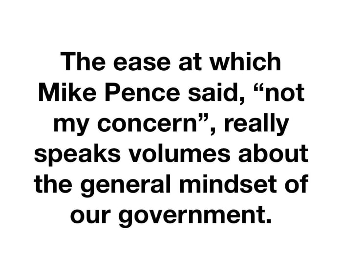 Mike Pence not my concern - 9GAG