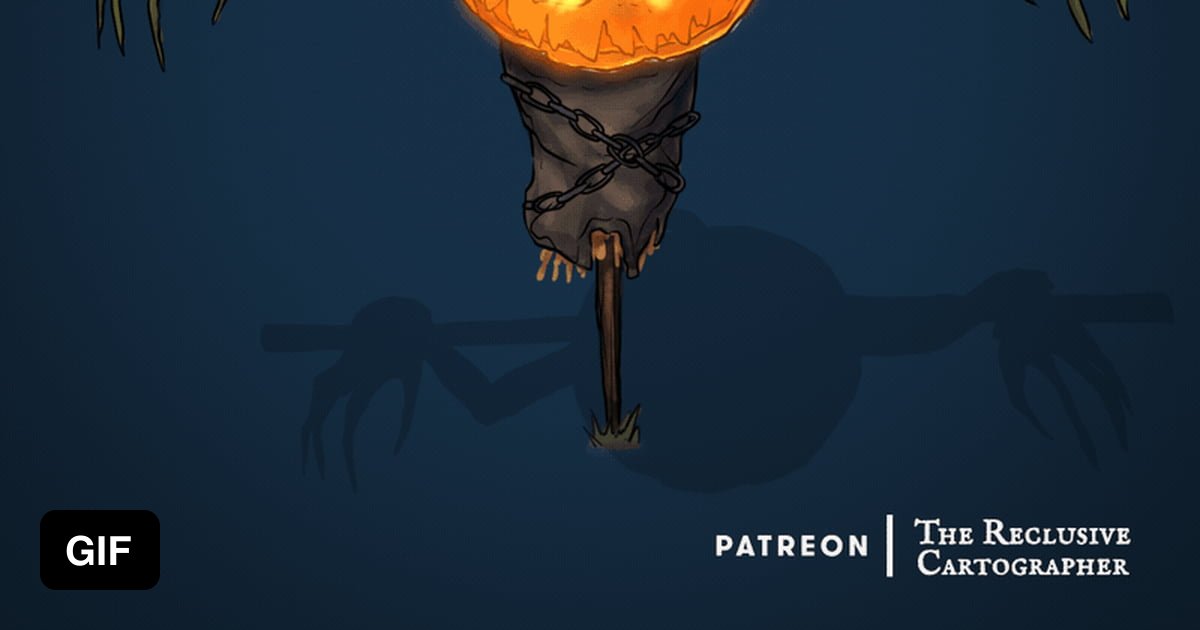 Here's another DnD token I animated. All ready for a spooktober one ...