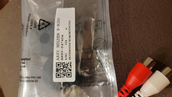 I'm scared to see where this part goes on my new tv....it's for a tv ...