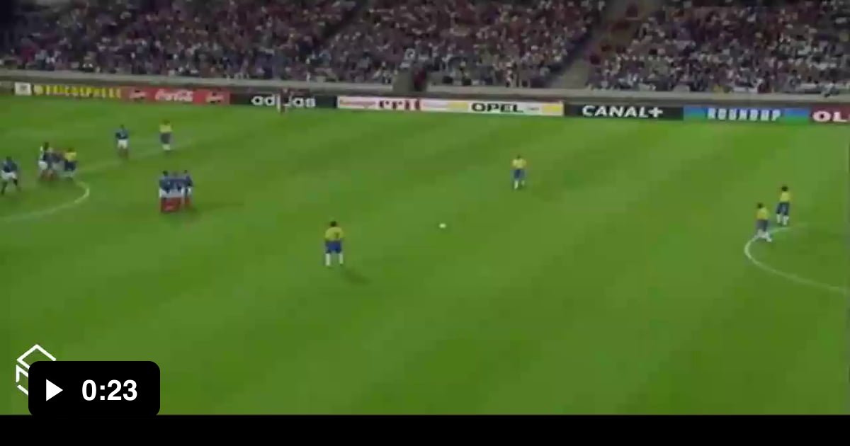 Roberto Carlos' legendary free-kick goal that seemingly defied the laws ...