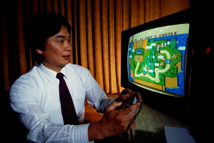 Shigeru Miyamoto, creator of Mario and other characters and video games ...