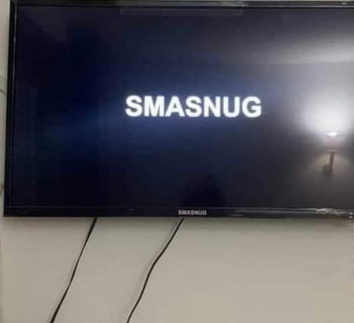 Buddy ordered a "Samsung" TV from Temu. Should've known... - 9GAG