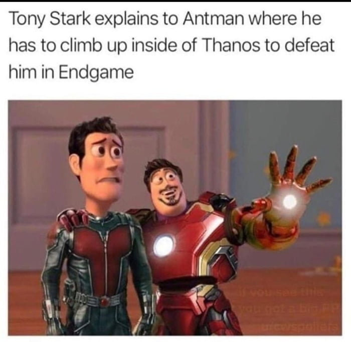 Tony Stark explains to Antman - 9GAG