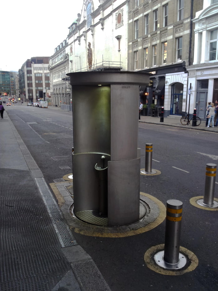 "Telescopic Urinals" emerge from the ground at night to reduce public ...